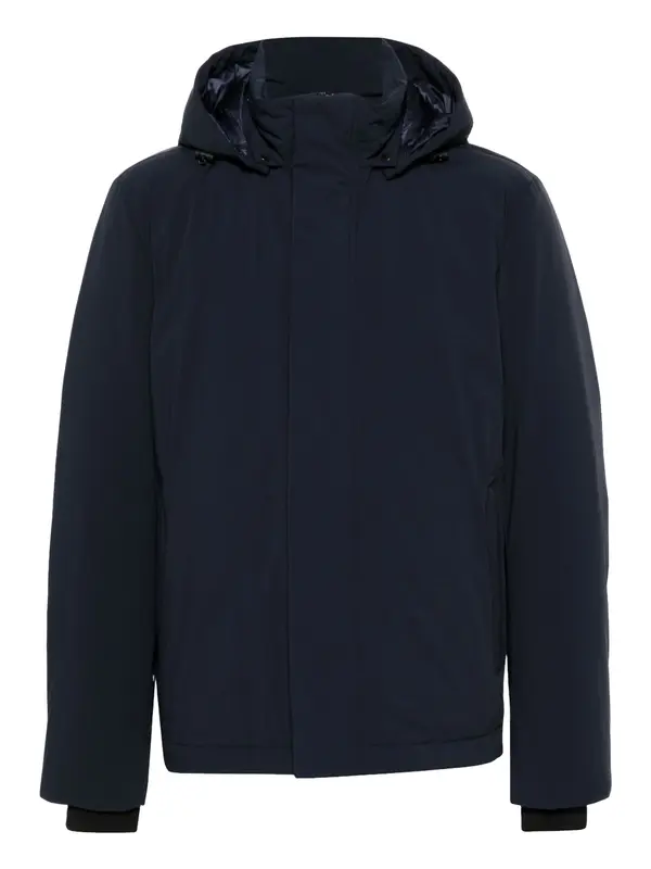Woolrich Detachable-hood Jacket - Blue