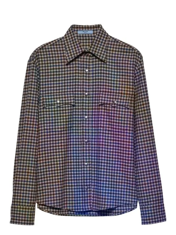 Prada Wool Shirt - Neutrals
