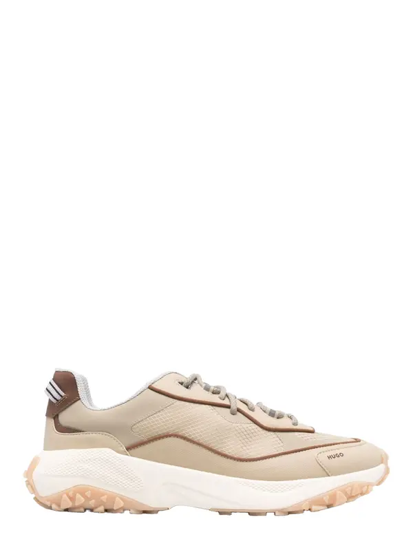 Hugo Logo-print Sneakers - Neutrals
