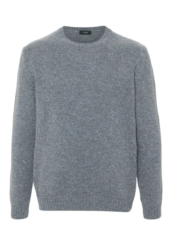 ZANONE Geelong Wool Sweater - Grey