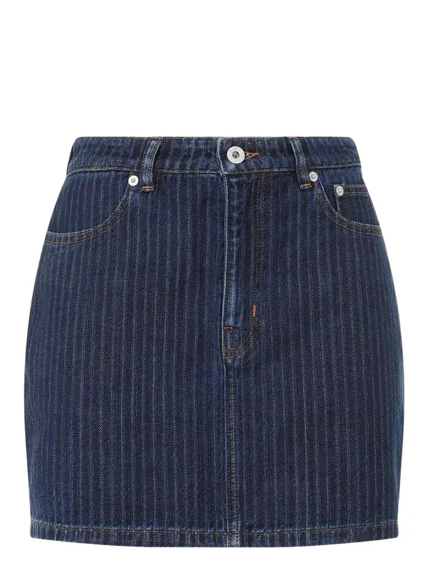 Kenzo Denim Mini Skirt - Blue