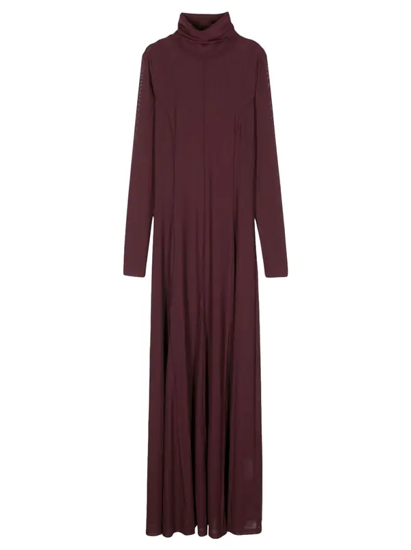Remain Birger Christensen Maxi Mesh Dress - Purple