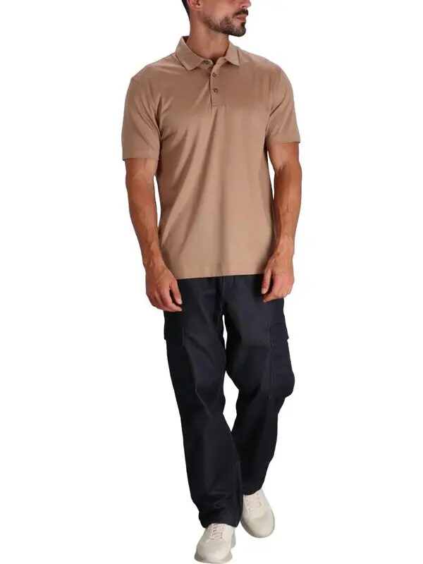BOSS Cotton Polo Shirt - Brown