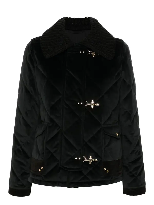 FAY 3 Ganci Quilted Jacket - Black