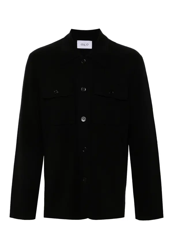D4.0 Knitted Shirt - Black
