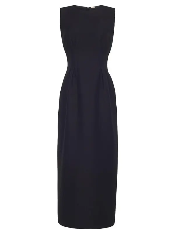Adam Lippes Ophelia Sheath Dress - Black