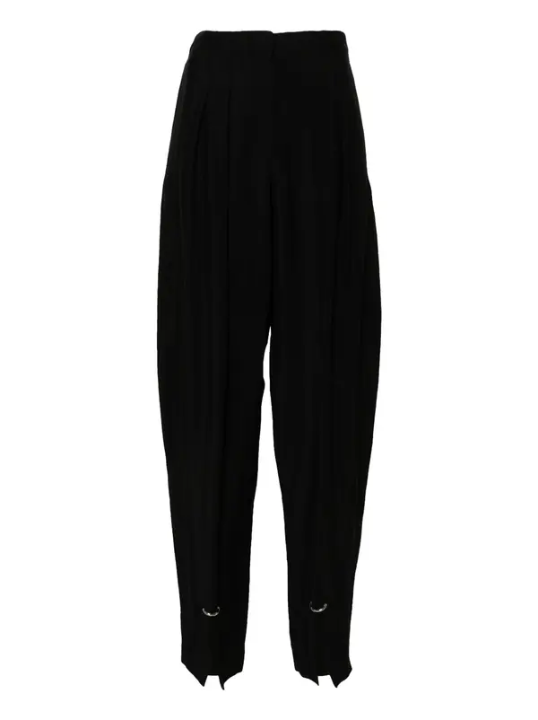 MUGLER Pierced Tailored Trousers - Black