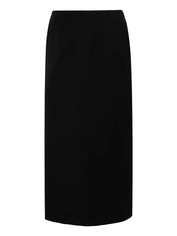 Simone Rocha Flap-detail Midi Skirt - Black