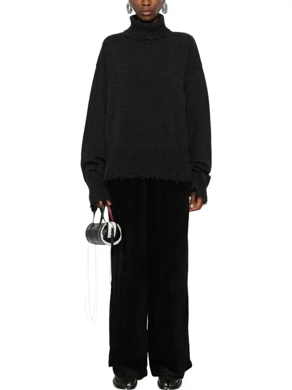 UMA WANG High-neck Cashmere Sweater - Grey