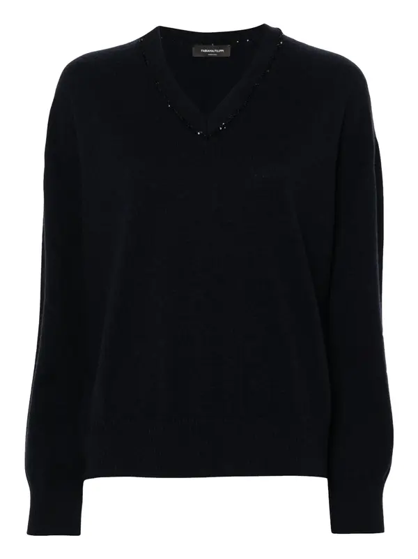 Fabiana Filippi Sequin-embellished Sweater - Blue