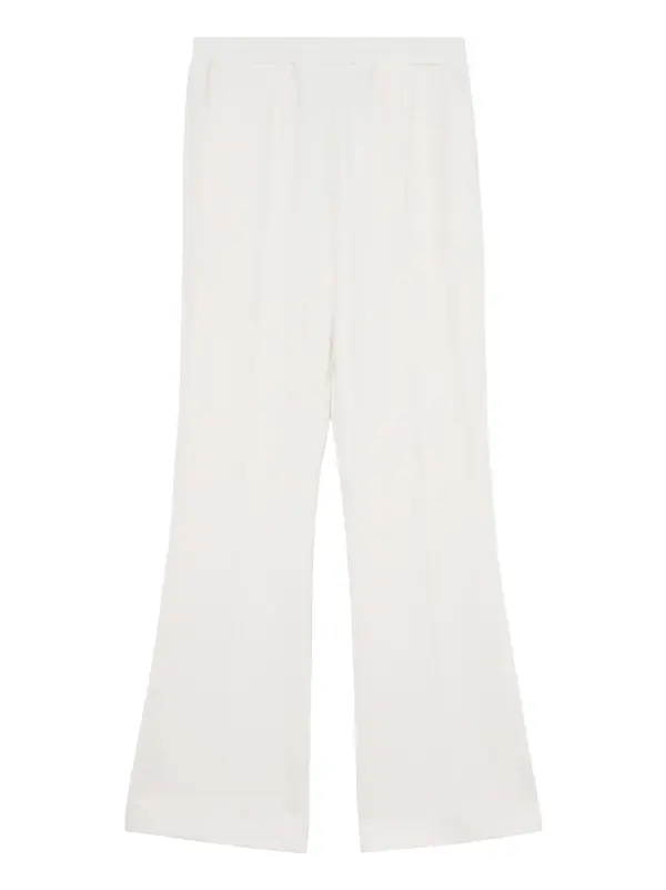 JW Anderson Tech-jersey Flared Trousers - White
