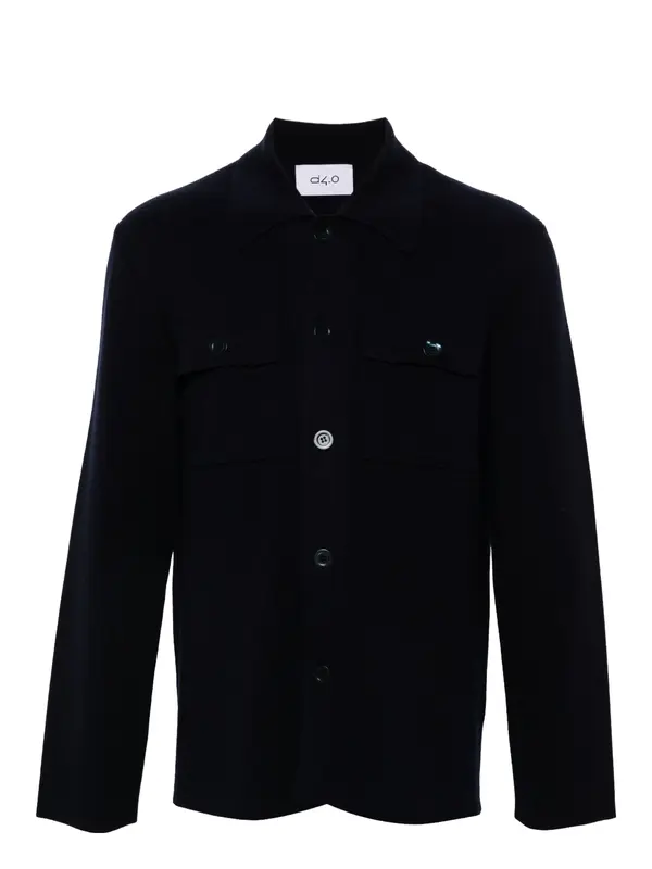 D4.0 Knitted Shirt - Blue