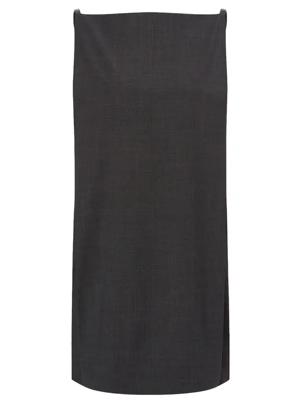 Philosophy Di Lorenzo Serafini Wide-neck Shift Dress - Grey