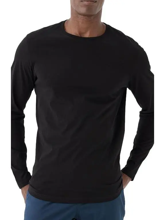 PACT Organic Cotton Softspun Long Sleeve Tee - Black