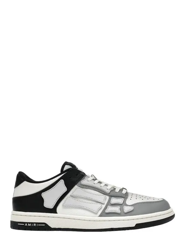 Amiri Skel Top Low Sneakers - Black/white/grey