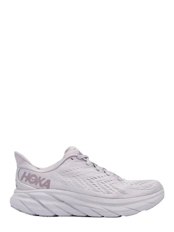 Hoka One One Clifton 8 Athletic Sneakers - Lilac Marble/elderberry