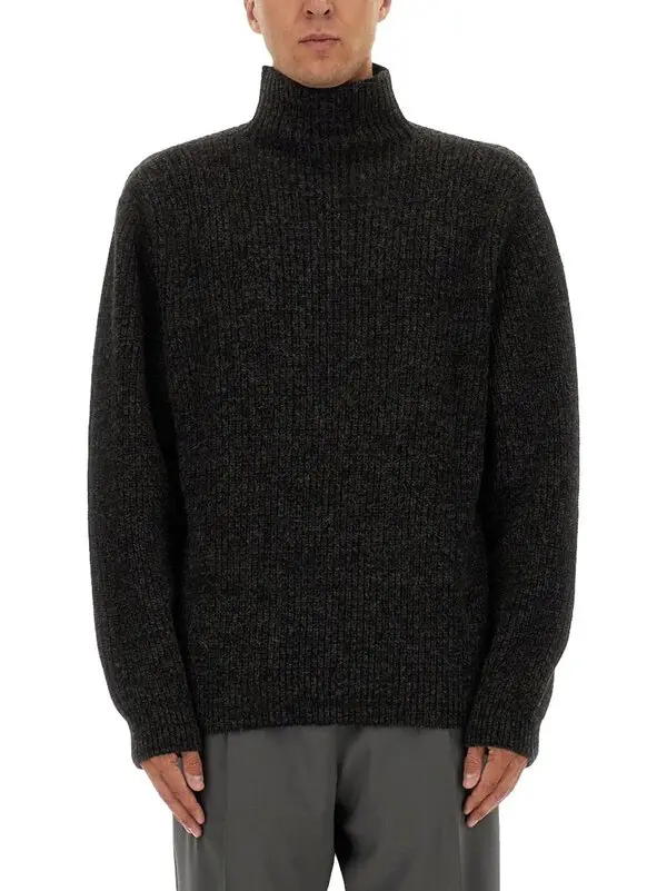 LEMAIRE Turtleneck Sweater - Black