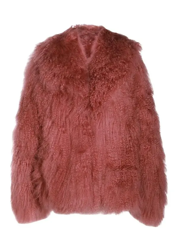Attico Fur Coat - Vintage Rose