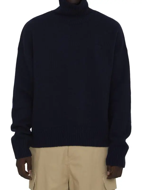 Ami De Coeur Turtleneck Sweater - Blue