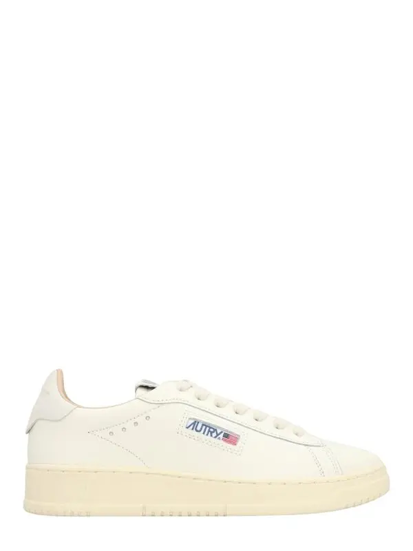 AUTRY Dallas Leather Low-top Sneakers - White