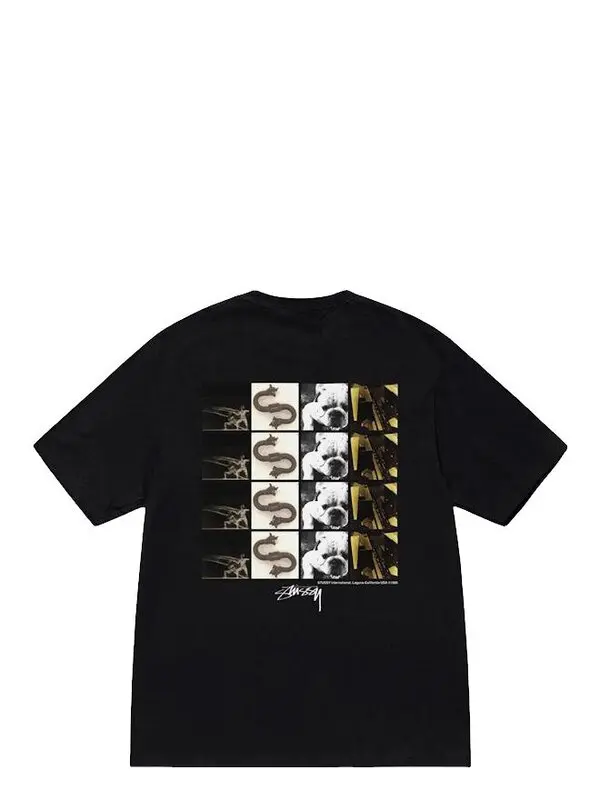 StÜssy Grid Tee Shirt - Black