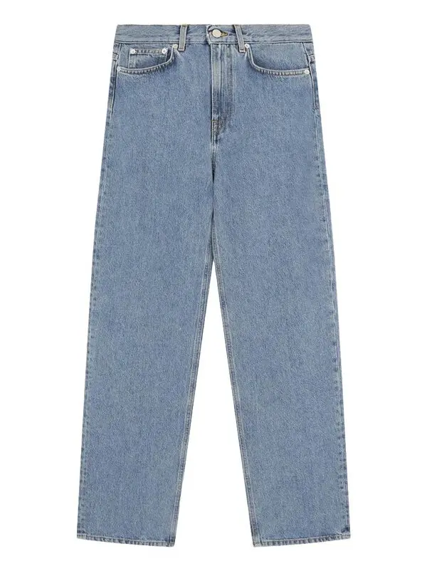 Loulou De Saison Samur Denim Pants - Washed Light Blue