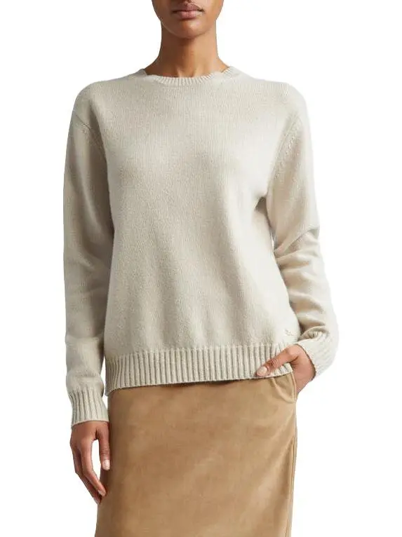 Max Mara Viglio Wool & Cashmere Crewneck Sweater - Sand