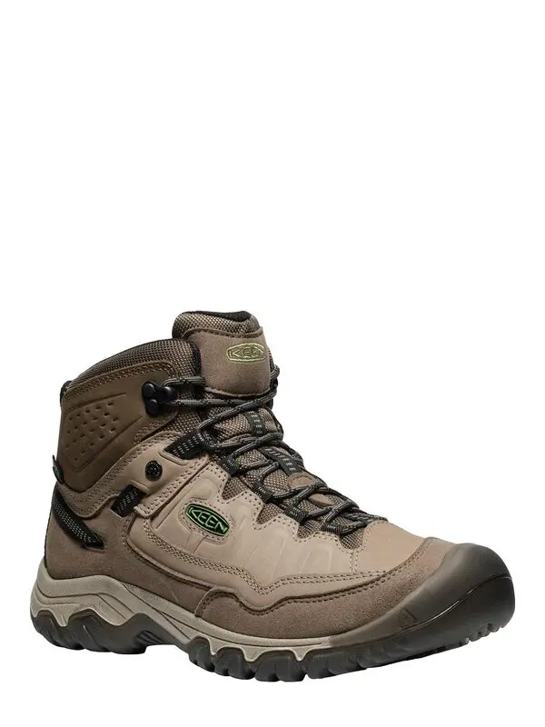 Keen Targhee Iv Waterproof Mid Hiking Shoes - Brindle/ Canteen