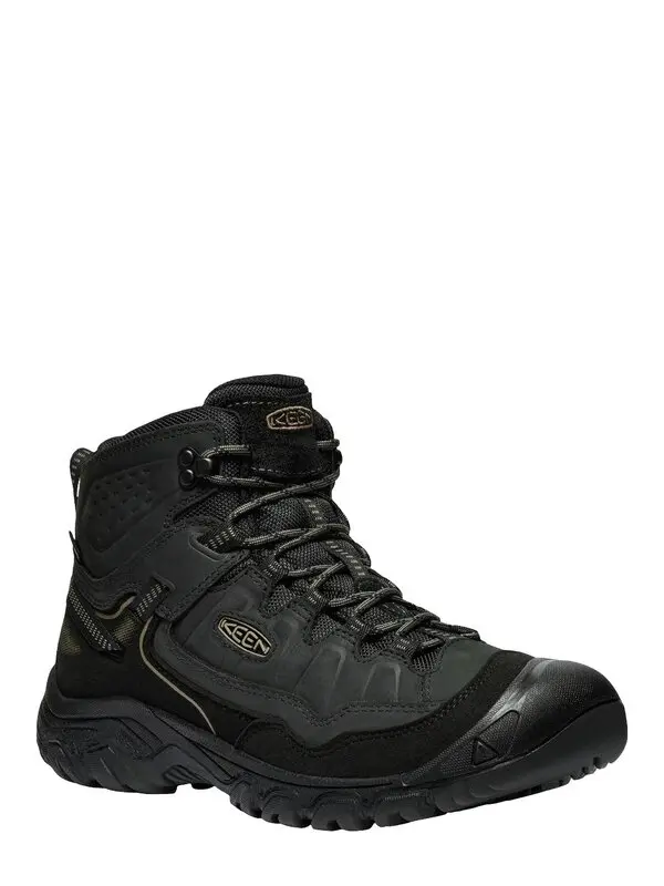 Keen Targhee Iv Waterproof Mid Hiking Shoes - Triple Black