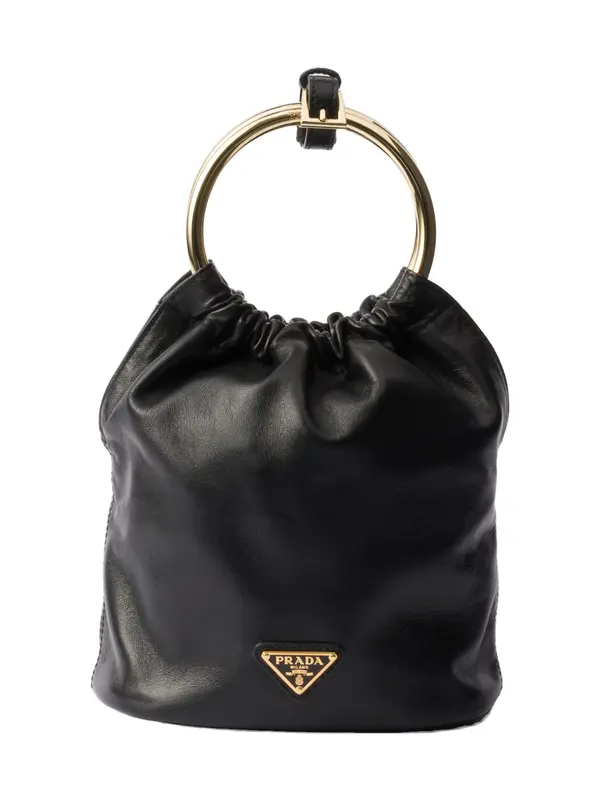 Prada Nappa Leather Mini Bag - Black