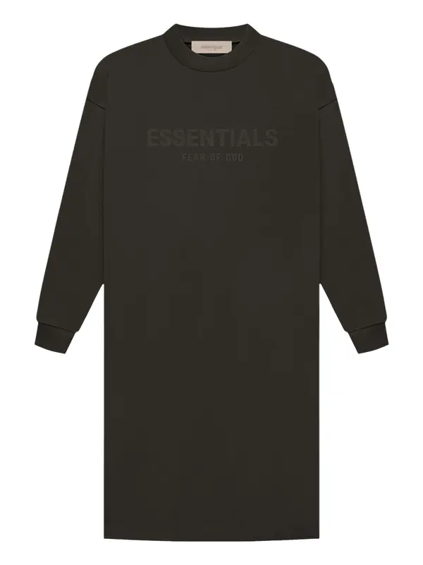 Fear Of God Long-sleeve T-shirt Dress - Black