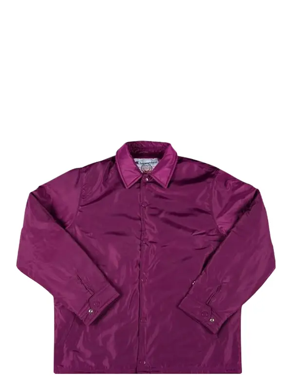 Supreme X Champion Label Coaches Jacket - Purple