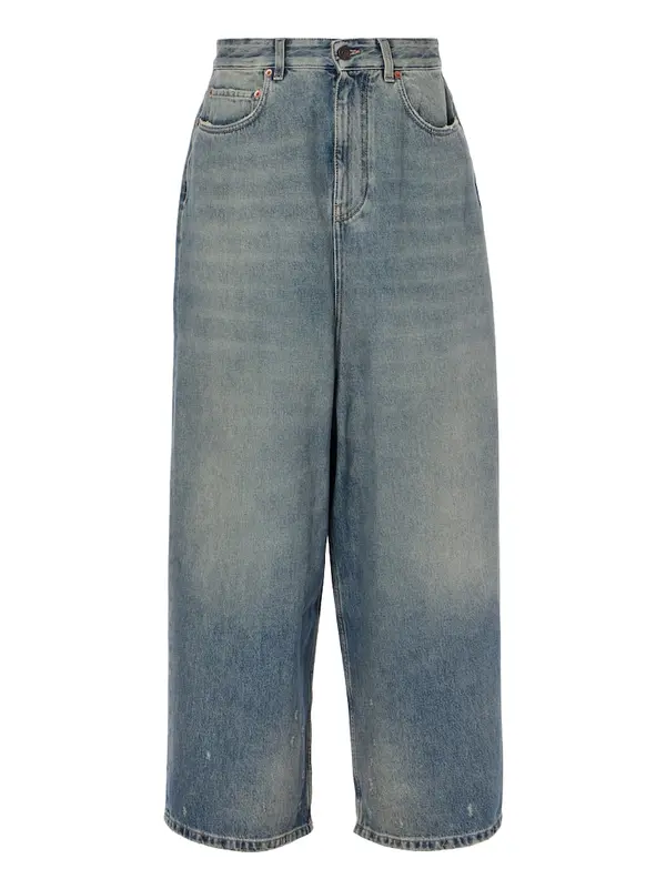 Balenciaga Wide-leg Jeans - Blue