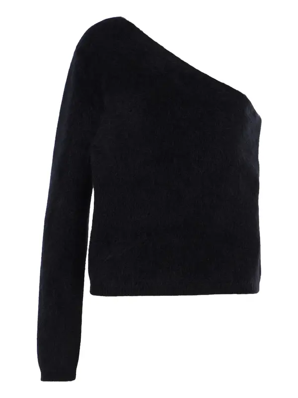 LISA YANG Dae One-shoulder Cashmere Top - Black
