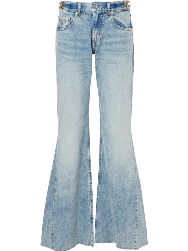 Stella McCartney Low-rise Flared Jeans - Blue