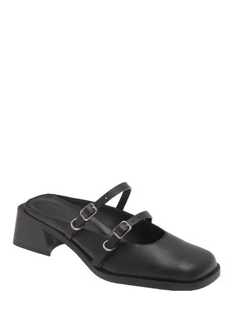 JUSTINE CLENQUET Andie Mary Jane Mule - Black
