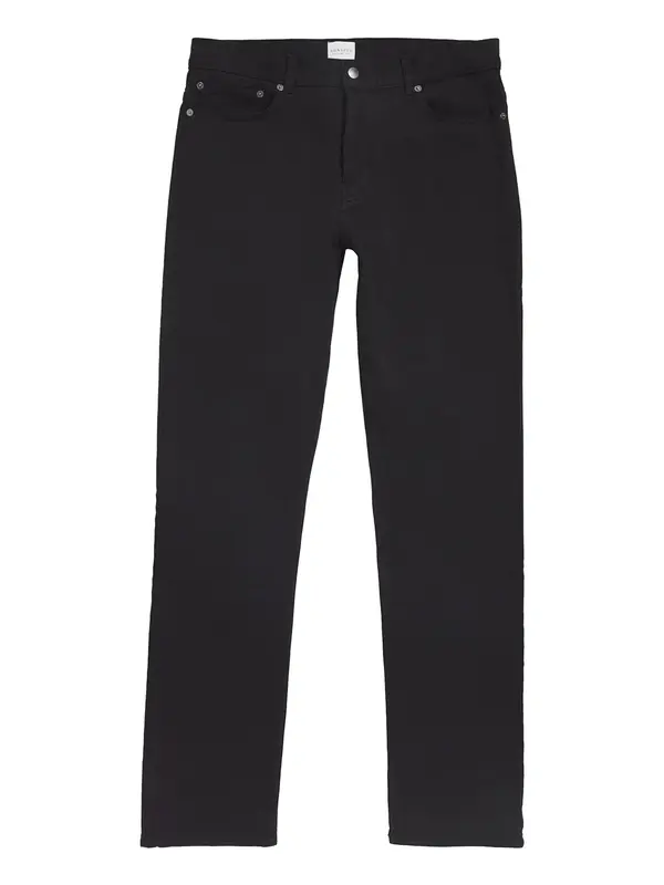 Sunspel Cotton Drill Trousers - Black