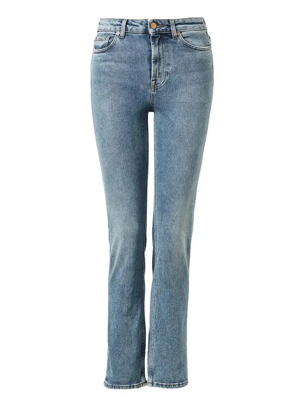 Tove Marlo Straight Leg Jeans - Mid Blue