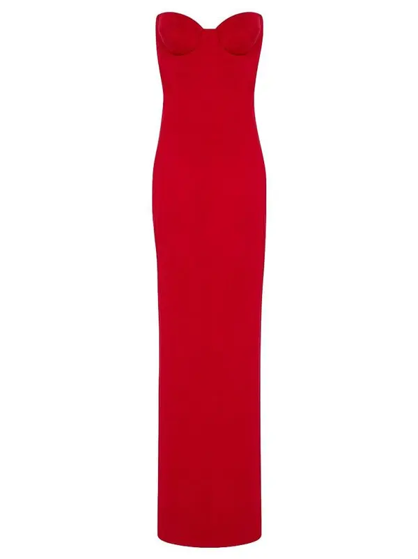 THE NEW ARRIVALS ILKYAZ OZEL Rochelle Gown - Adrenaline Rush Red