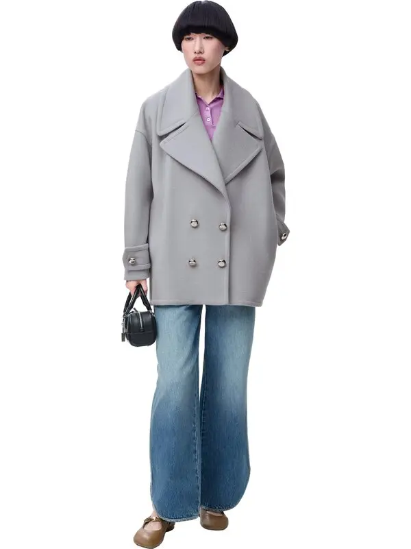 Loewe Wool Peacoat - Grey