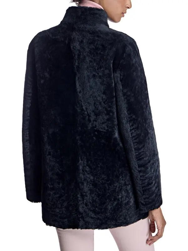 MAXIMILIAN Reversible Shearling Jacket - Black