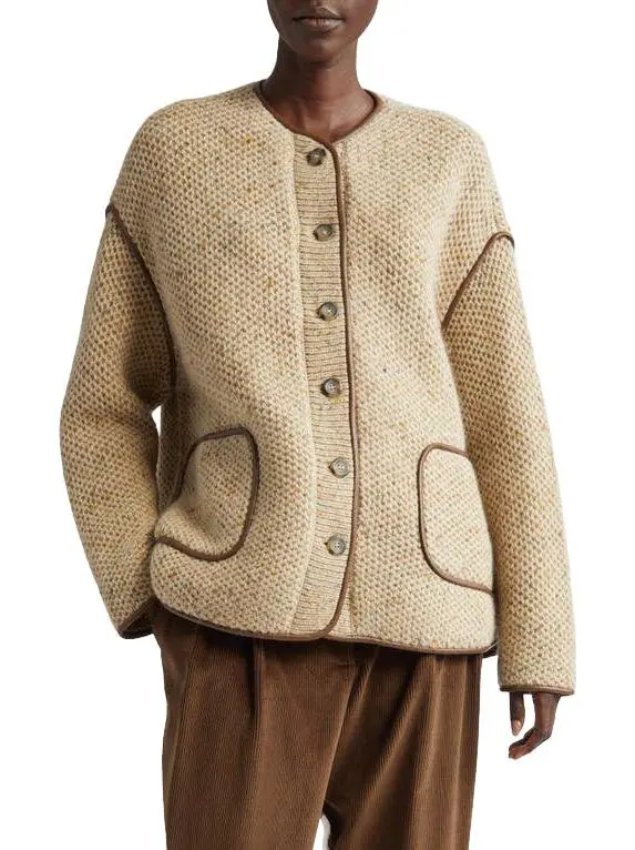 Altuzarra Medrano Oversized Knit Jacket - Sapling