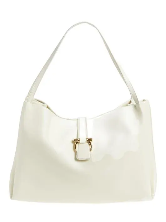 FERRAGAMO Medium Lily Tote - Mascarpone
