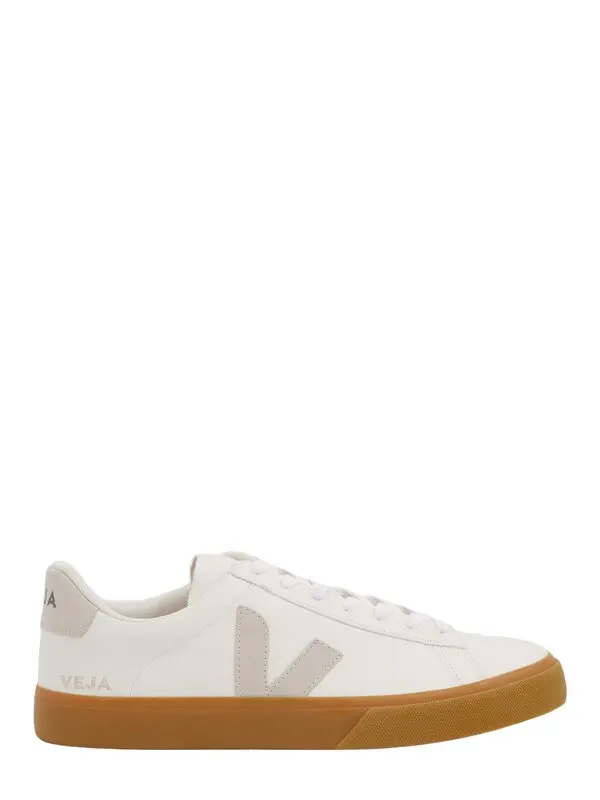 VEJA Leather And Suede Trainers - Tan