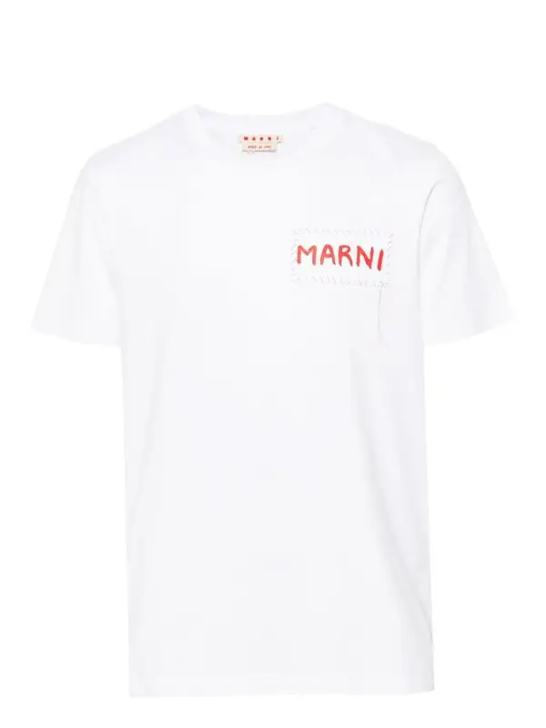 Marni Patch T-shirt - White