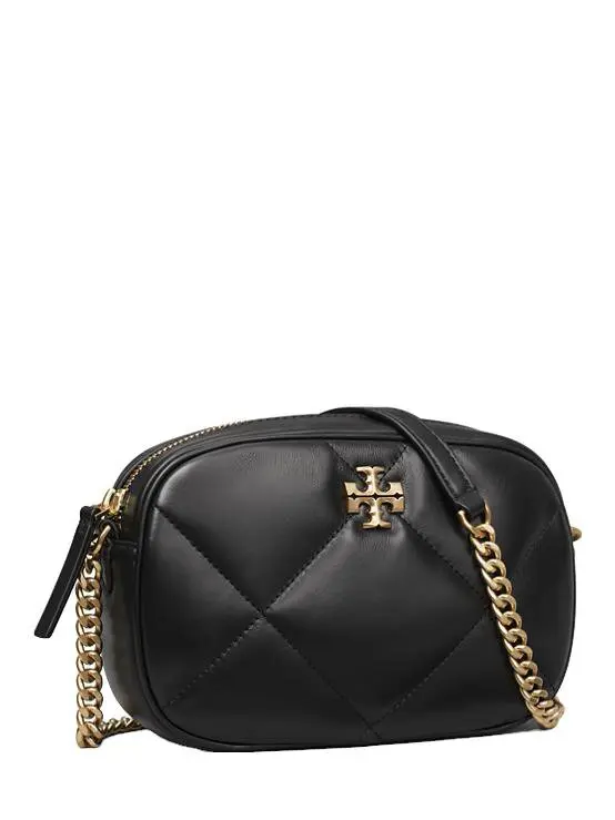Tory Burch Kira Diamond Quilt Camera Bag - Black