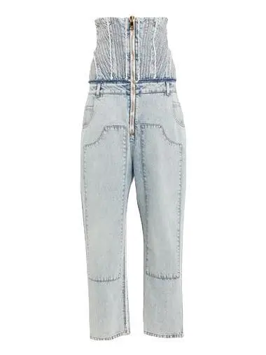 Balmain Straight-leg Jeans - Blue
