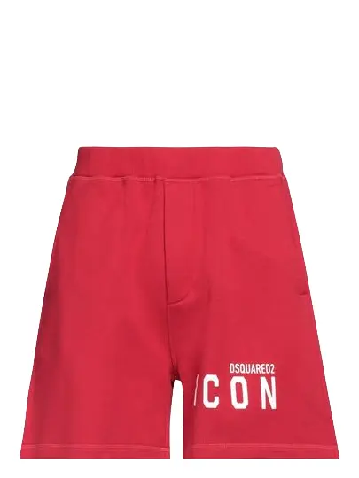 Dsquared2 Icon Relaxed Fit Shorts - Tomato Red