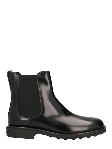 TOD'S Leather Chelsea Boots - Black