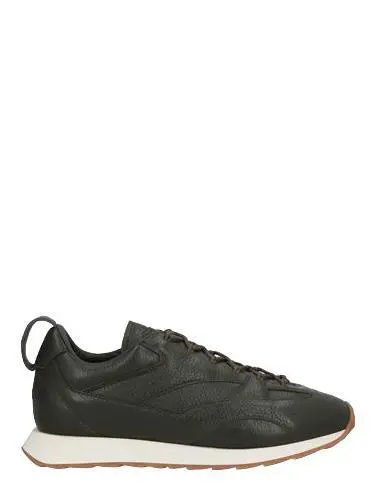 Giorgio Armani Pebbled Leather Low-top Sneakers - Green